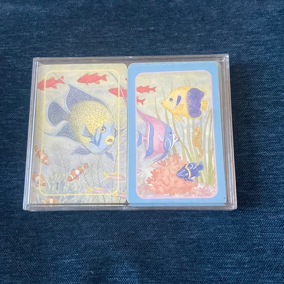 Games | Aquatic Fish Underwater Sea Marine Life Playing Cards Bridge ...